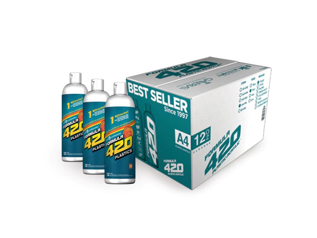 41864 420 Formula A4 Plastic Cleaner 12oz